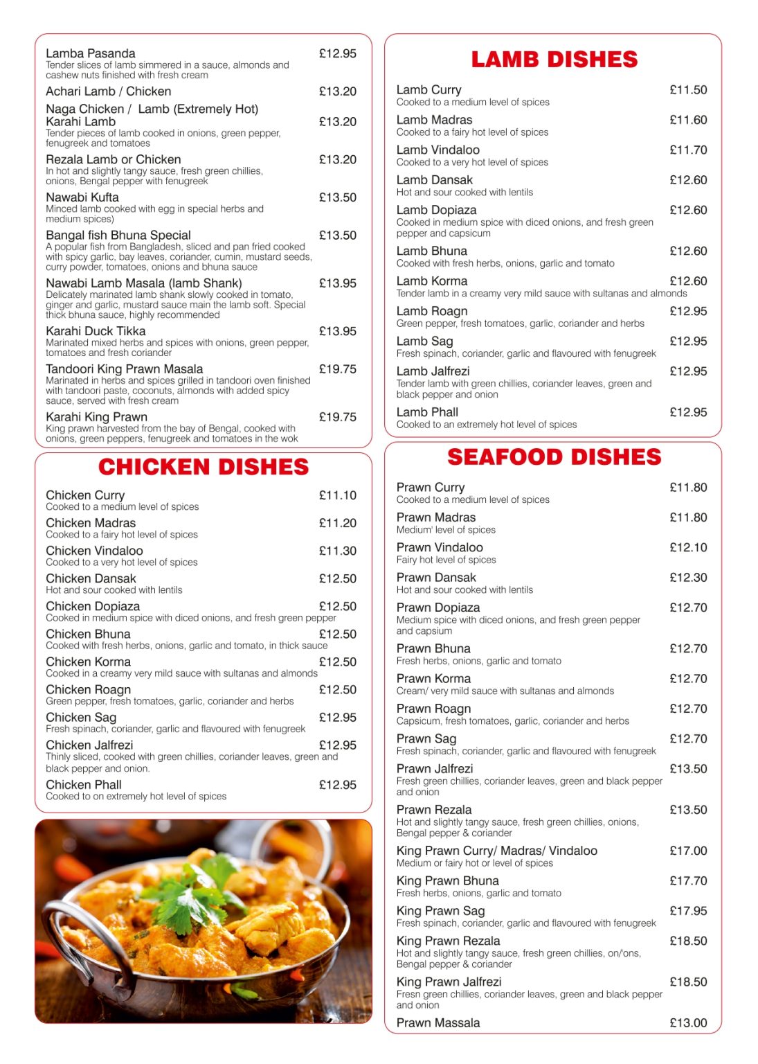 Menu – Strant Tandoori